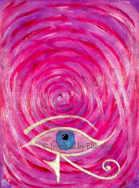 Abstract Art Painting | The All-Seeing Eye - Inspired By Elle